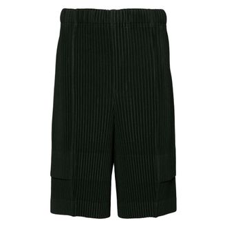 Issey Miyake Homme, Shorts, Vert, Taille: L Cargo Pleated Shorts