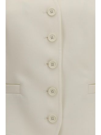 Fendi Wool Fleece Vest - Ivory