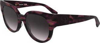 Longchamp Lunettes de Soleil LO779S N 234 TEXTURED BROWN/PURPLE/ROSE 53/19/140 Femme