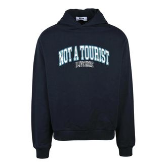 Msgm Felpa con Cappuccio - - Sweatshirts & Hoodies - Herren - Blau - S