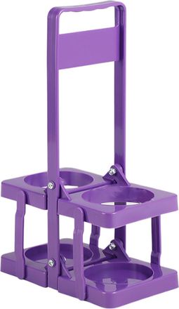 Generic Tragbares Bierdosenregal, tragbares Bierregal, zusammenklappbarer Bierkorb, Träger für 2 Whisky- und Bierflaschen, Halterung für Bier- und Weindosen z