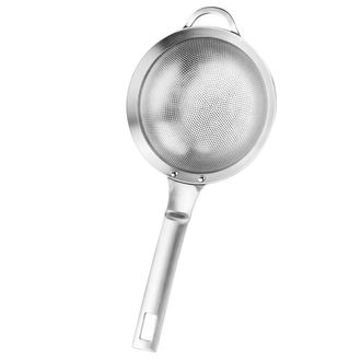 BESPORTBLE Edelstahl Filterl&ouml;ffel mit Gro&szlig;em Siebdurchmesser 13cm Vielseitiger Saft und &Ouml;lsieb f&uuml;r K&uuml;chenutensilien und Lebensmittelzubereitung