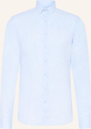 Q1 Manufaktur q1 Manufaktur Hemd Extra Slim Fit Aus Leinen blau