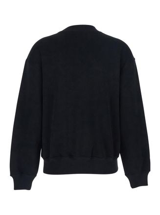 Polo Ralph Lauren Womens Sweatshirt Crewneck Black Cotton Sweatshirts Sweater