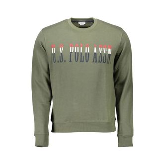 U.S.Polo Association Solid Rundhals-Sweatshirt - - Sweatshirts & Hoodies - Herren - Gr&uuml;n - 3XL