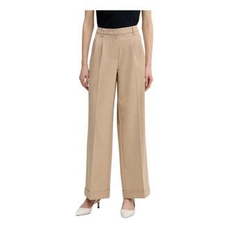 Marc Aurel Weite Hosen - - Trousers - Damen - Beige - S