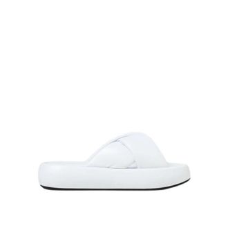 Liviana Conti Flache Pantoletten - - Shoes - Damen - Wei&szlig; - 39 EU