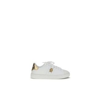Versace Sneakers mit Griechischer Schl&uuml;sselsohle und Gold Details - - Shoes - Damen - Wei&szlig; - 38 EU