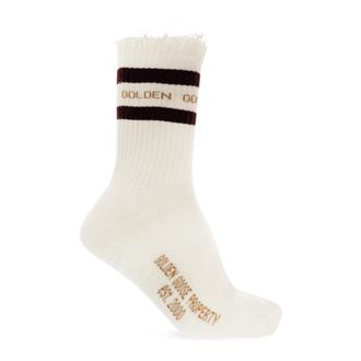 Golden Goose Logo Socken - - Underwear - Damen - Beige - L