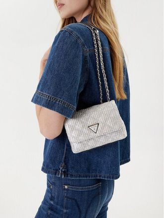 Guess Handtasche Giully II Mini HWQM96 73740 Silberfarben