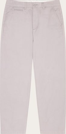 Knowledge Cotton Apparel Herren vegan Chino-Hose Wide Flint Alloy Grey