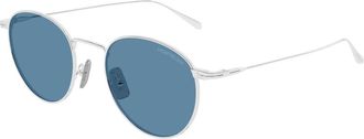 Montblanc Montblanc, Homme, Accessoires, Gris, Taille: 50 MM Mb0473S Lunettes de soleil