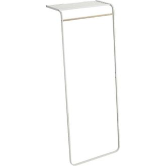 Yamazaki Tableware Porte-manteau tour inclinée avec étagère