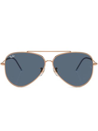 Ray-Ban Aviator Reverse Pilotenbrille - Gold
