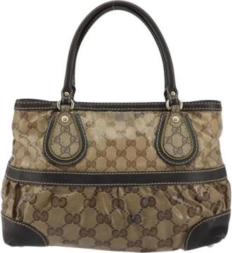 Gucci Sac &agrave; main vintage doccasion - Femme - Pre-owned - Beige - Taille: ONE Size