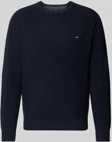 Fynch-Hatton Strickpullover aus reiner Baumwolle