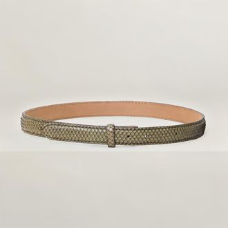 Reptiles House Pythonleder-Gürtel 25 mm - Urwald