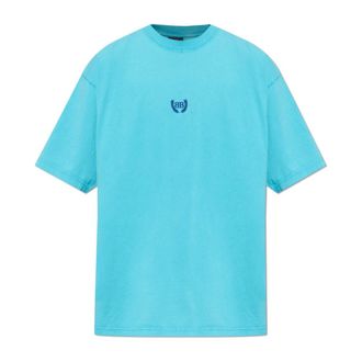 Balenciaga Medium Fit T-Shirt - - Tops - Herren - Blau - L