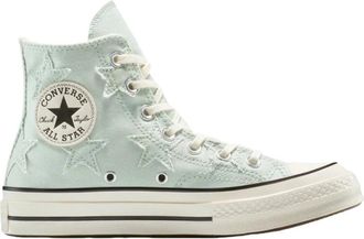 Converse Femme, Chaussures, Bleu, Taille: 39 1/2 EU Baskets en tissu bleu clair ou avec applications en tissu