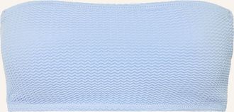 Seafolly Bandeau-Bikini-Top Sea Dive blau