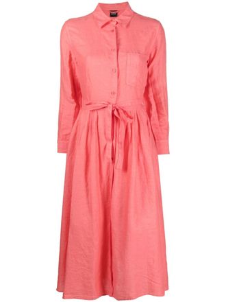 Aspesi robe-chemise à manches longues - Rose