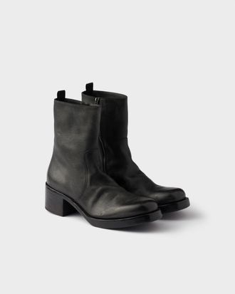 Prada Stiefeletten aus Leder