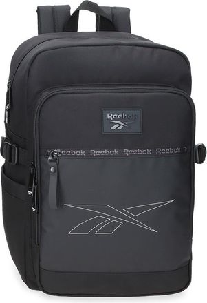 Reebok Columbus Rucksack für Notebook, 35,6 cm (14 Zoll), Schwarz, 28 x 40 x 16 cm, Polyester von Joumma Bags