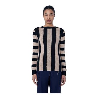 Dries Van Noten Gestreifter Strickpullover - - Knitwear - Damen - Mehrfarbig - M