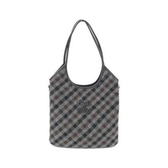Miu Miu Sac bandouli&egrave;re Tartan Pre-owned - Femme - Pre-owned - Multicolore - Taille: ONE Size