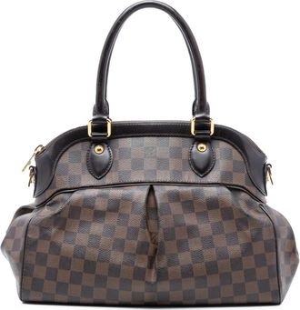 Louis Vuitton Hobo Bags - Damier Ebene Trevi PM - Gr. unisize - in Braun - f&uuml;r Damen