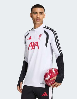 adidas Liverpool FC Tiro haut dentra&icirc;nement en gris Dash 26/27