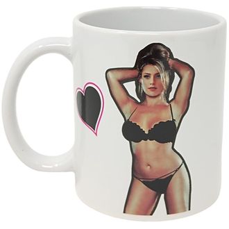 Generic Kaffeetasse, sexy Thermo-Tasse, blond, Keramik, 25 cl