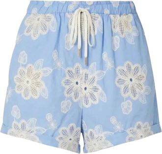 Am&eacute;lie & Am&eacute;lie Femme, Shorts, Bleu, Taille: 42 FR Assunta Short