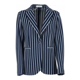 Circolo 1901 Giaccia Lunga Slim - - Jackets - Herren - Blau - S