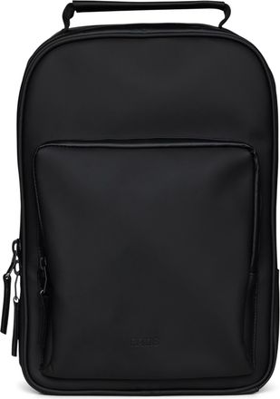 Rains B&uuml;cherrucksack, Rucksack, Laptoptasche, wasserdicht, 2 Jahre Garantie, Schwarz, Regular, Minimalistisch