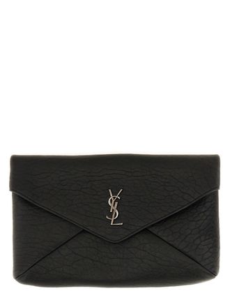 Saint Laurent Cassandre Clutch - Black