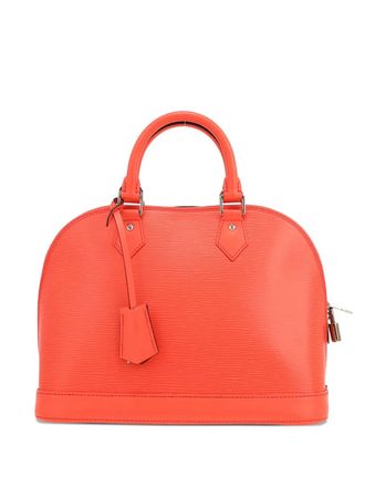 Louis Vuitton petit sac cabas Alma en cuir épi - Orange