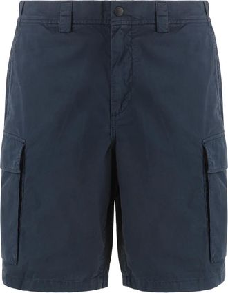 Woolrich Gabardine Cargo Shorts - - Shorts - Herren - Blau - W31