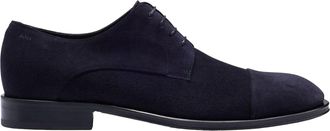 HUGO BOSS Herren Schn&uuml;rschuhe Derrek, Leder (Dunkelblau)