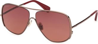 Max Mara Mm0190 Piloten-Sonnenbrille - - Accessories - unisex - Mehrfarbig - 60 MM