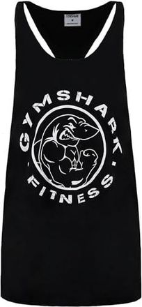 Gymshark Legacy Stringer Gilet dentraînement pour homme Noir, Noir, M