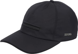 Ermenegildo Zegna Homme, Accessoires, Bleu, Taille: L LUX Baseball Cap