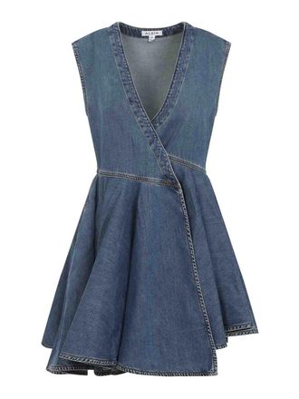 Alaia Robe Courte - Beige Clair