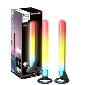 Calex Gaming Monitor LightBar, RGBIC Farben, Razer Chroma kompatibel, PC-Sync, 2er Pack