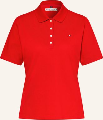Tommy Hilfiger Piqu&eacute;-Poloshirt rot