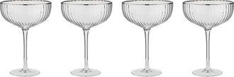 Butlers Champagnerschale CHELSEA 4er-Set