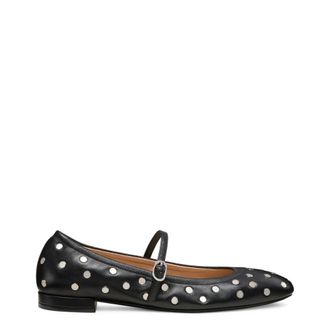 Stuart Weitzman Claris Stud Ballerina - - Shoes - Damen - Schwarzk - 39 1/2 EU