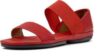 Camper Right Nina, Women Sandal, Bright Red, 41, (EU)