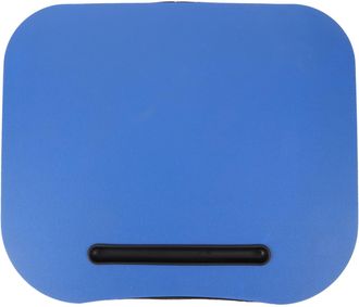 FOMIYES Tragbarer Laptop Tisch F&uuml;rs Bett Multifunktionaler Scho&szlig;tisch mit Gro&szlig;er Schreibfl&auml;che Gepolsterter Laptopst&auml;nder In Blau f&uuml;r Komfortables Arbeiten un