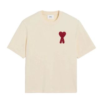 Ami Ami de Coeur T-Shirt - - Tops - Herren - Beige - L